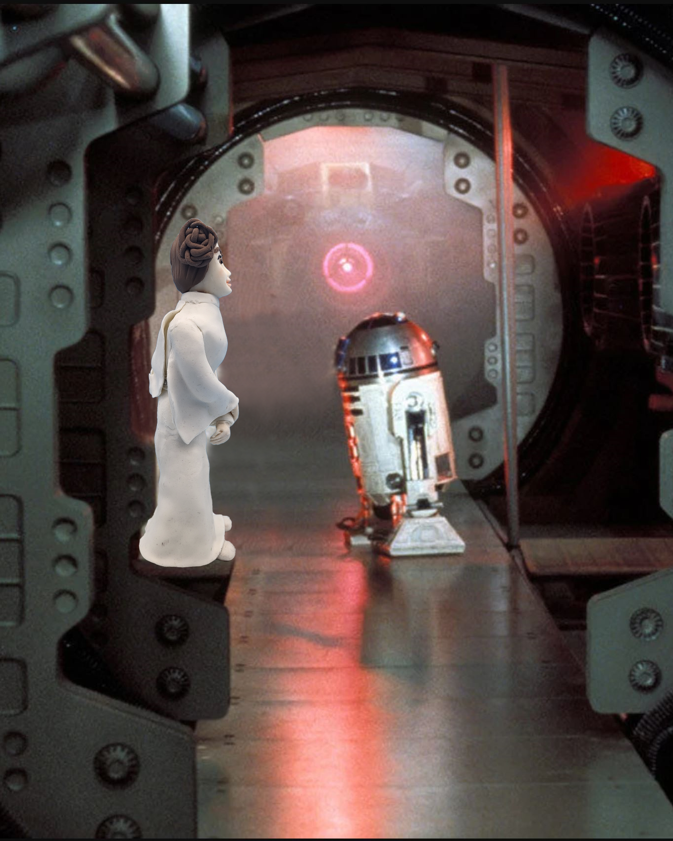 Pics created using just the figurine to recreate iconic Princess Leia ...